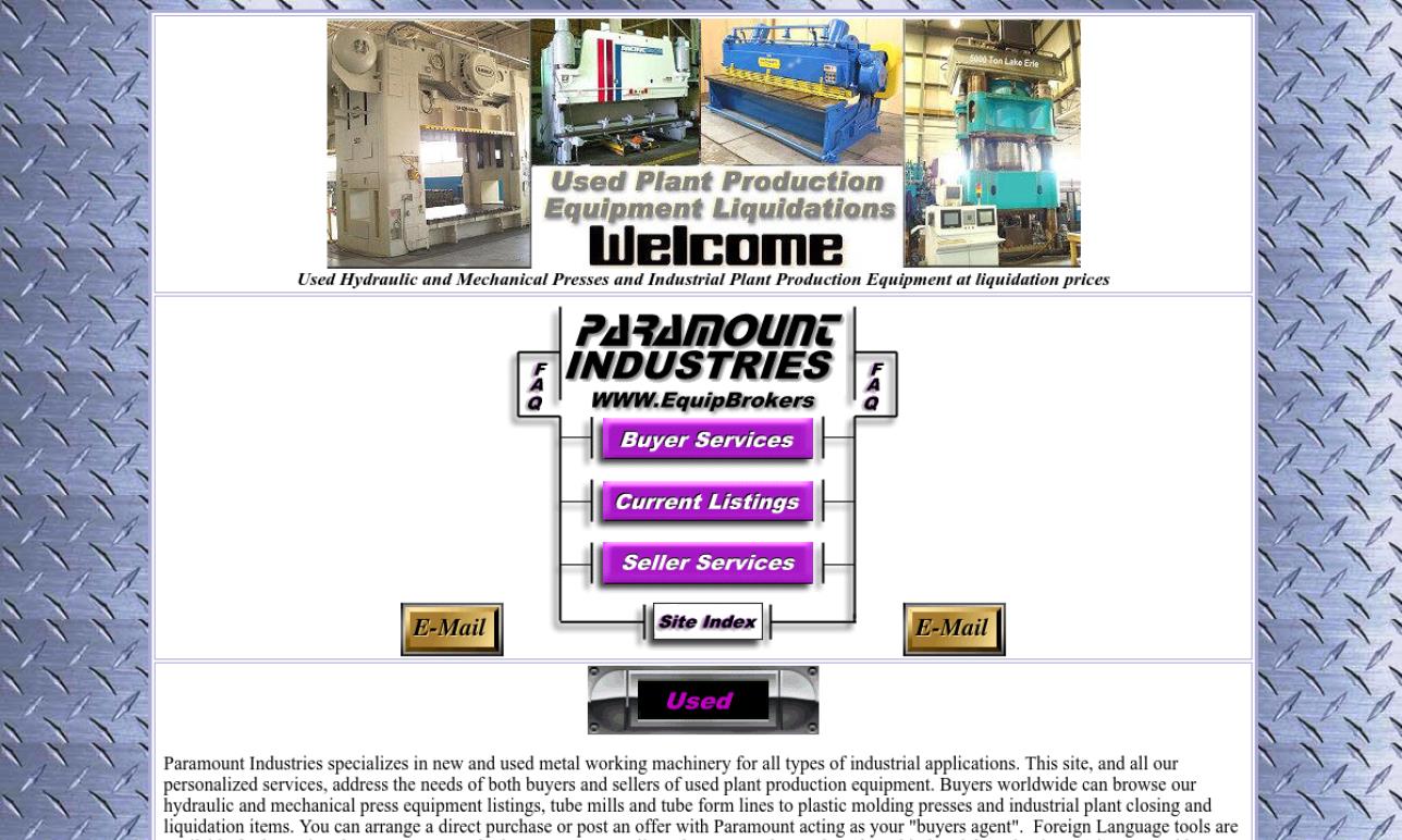 Paramount Industries | Hydraulic Press Manufacturers