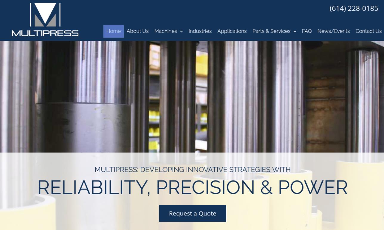 Multipress®, Inc. | Hydraulic Press Manufacturers