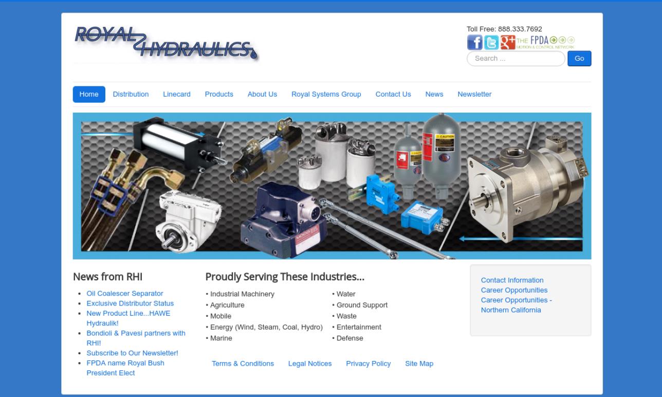 Royal Hydraulics Inc. | Hydraulic Press Manufacturers
